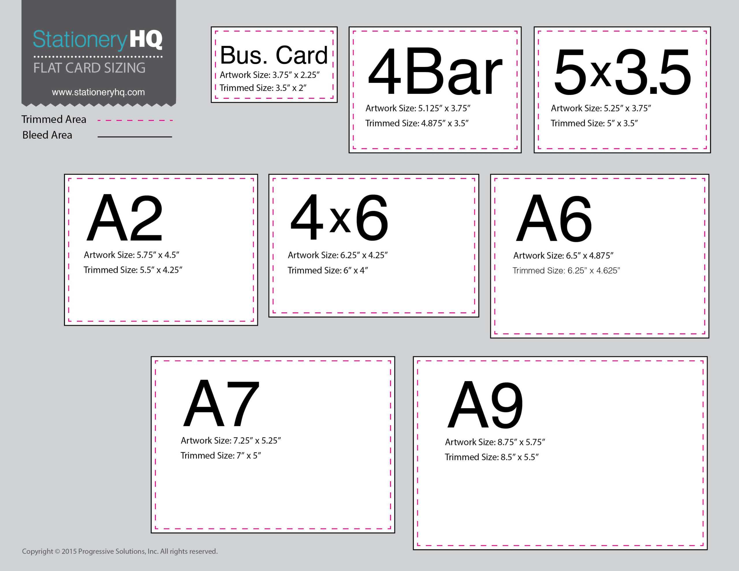 A2 Card Template Professional Template